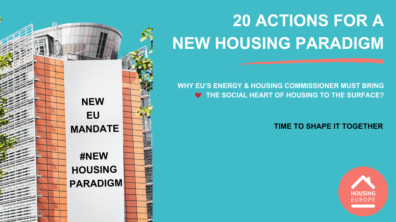 20 Actions for a New Housing Paradigm · Housing Europe